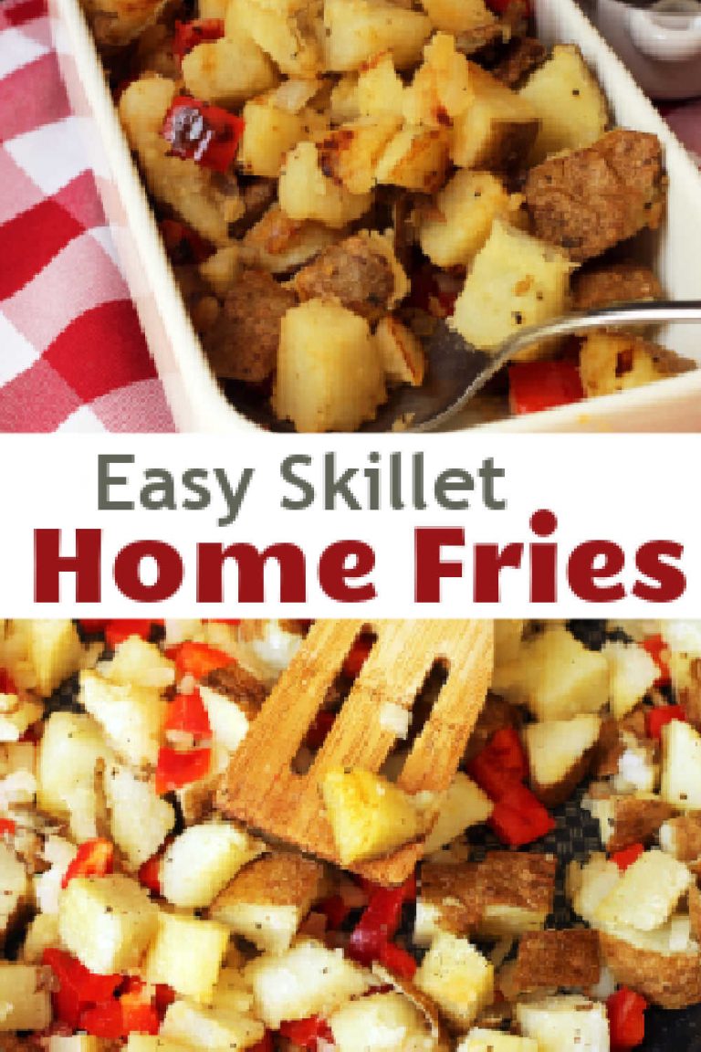 Skillet Home Fries Recipe (Made With Leftover Baked Potatoes!)