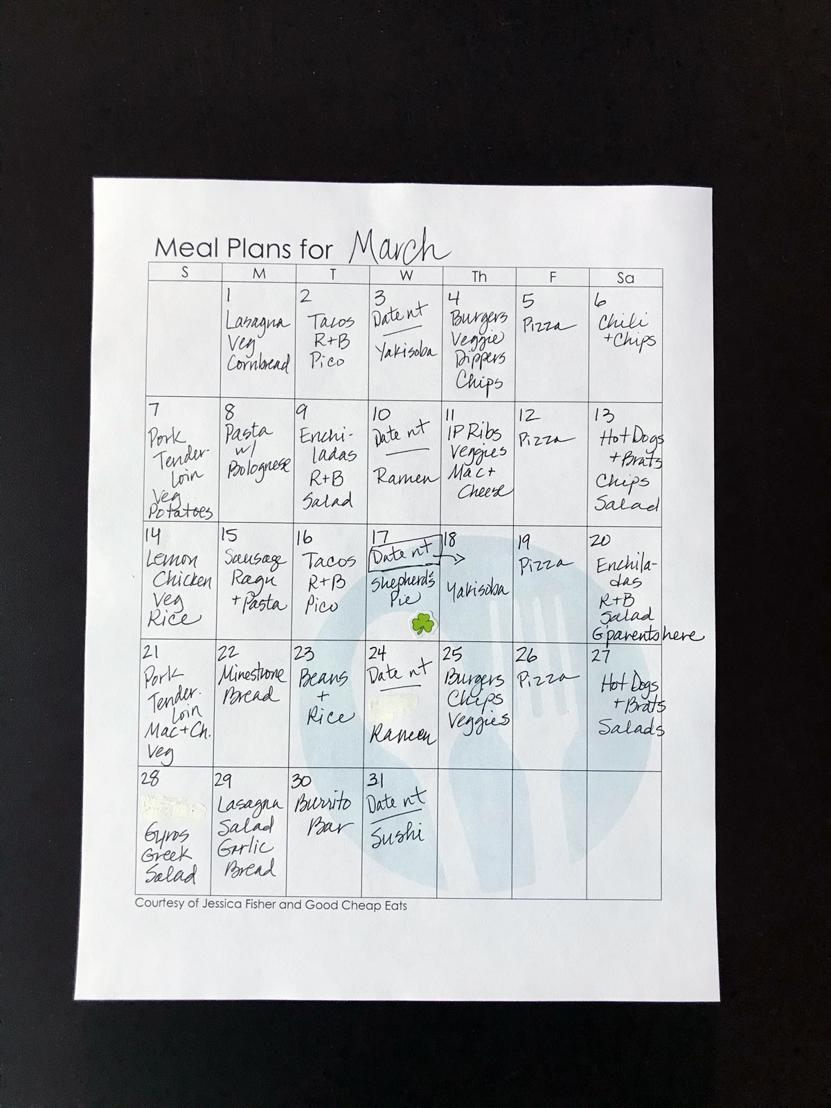How to Meal Plan for a Whole Month - Good Cheap Eats