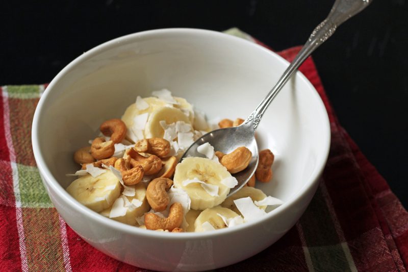 Monkey Salad | Banana Salad with Cashews and Coconut
