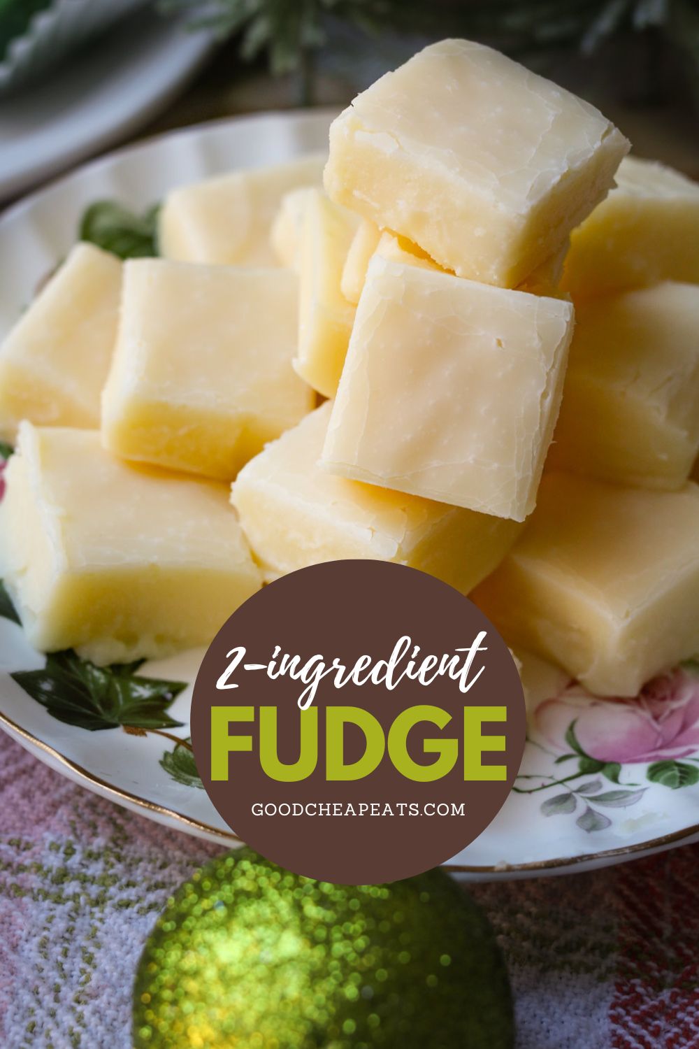 Two Ingredient Fudge Recipe - Good Cheap Eats