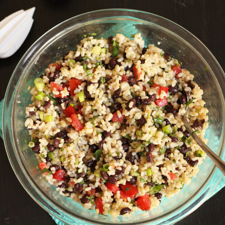 Rice and Black Bean Salad