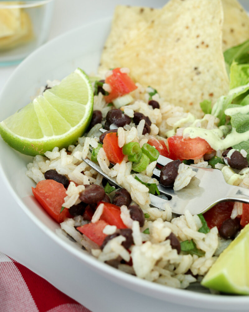 Rice and Black Bean Salad