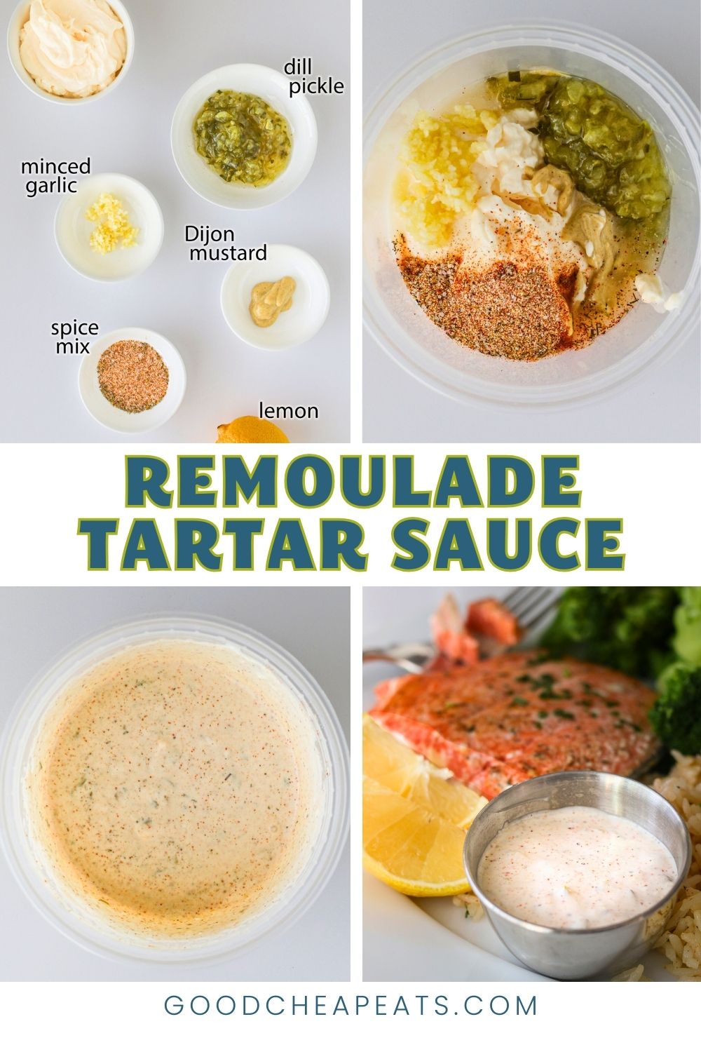 Easy Homemade Remoulade Recipe (Cajun Tartar Sauce) - Good Cheap Eats