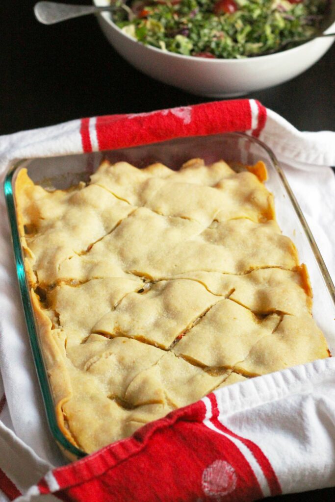 One Crust Chicken Pot Pie (Great Use Of Leftovers!)
