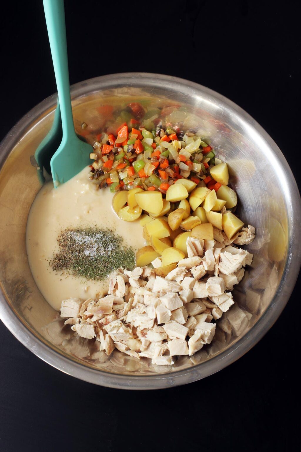 One Crust Chicken Pot Pie (Great Use Of Leftovers!)