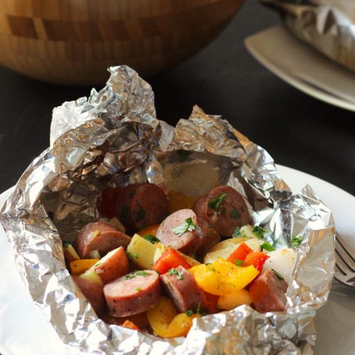 Sausage Packets for the Grill You Must Make - Good Cheap Eats