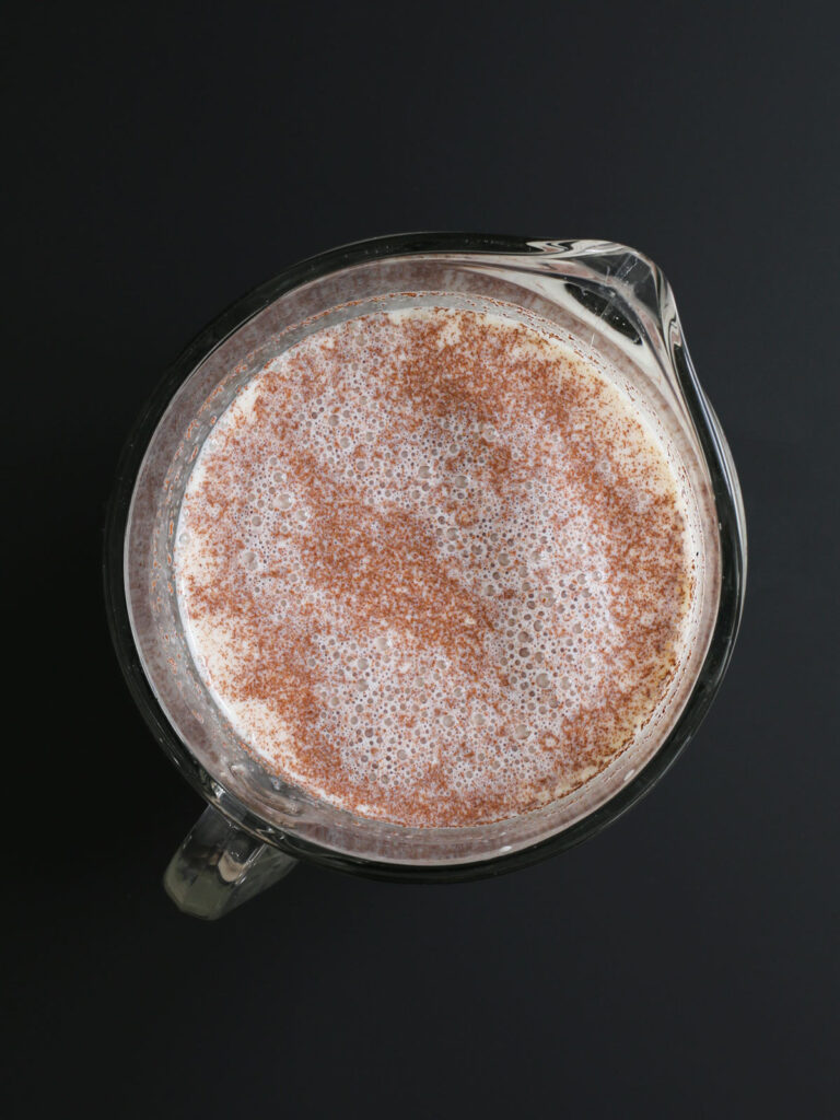 Milk Nog or Eggless Egg Nog Recipe - Good Cheap Eats