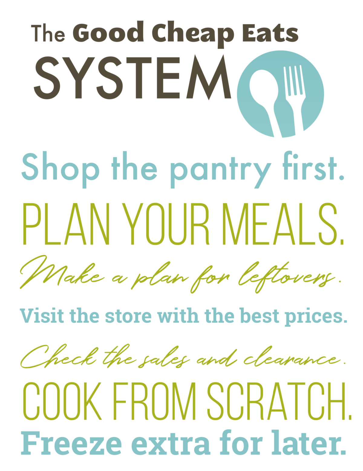 Free Resource Library - Good Cheap Eats