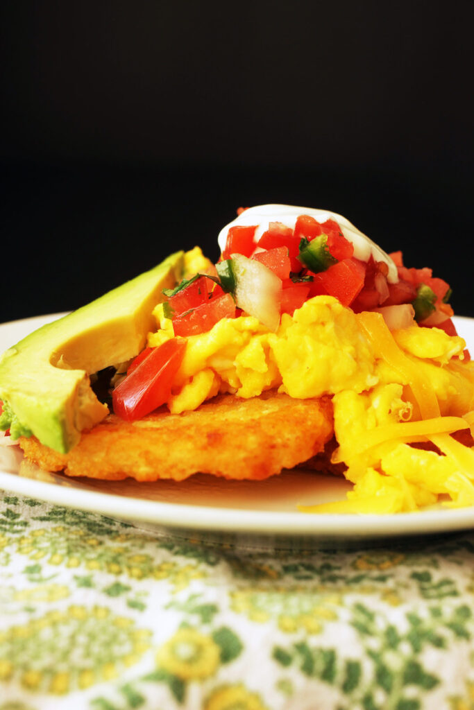 Hash Brown Breakfast Stacks - Good Cheap Eats