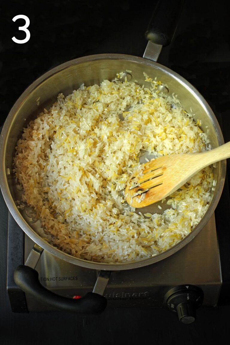 Seasoned Rice Pilaf (Rice-a-Roni Without the Box!)