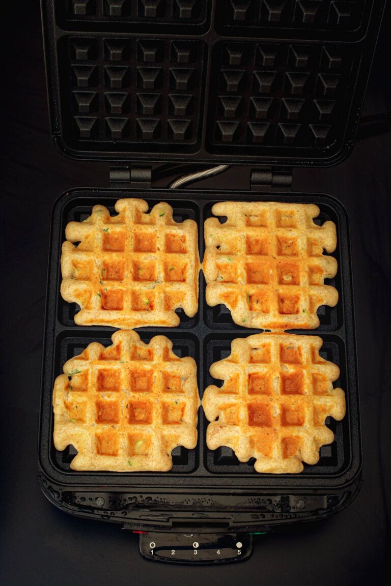 Zucchini Cinnamon Waffles (28 cents each!) - Good Cheap Eats