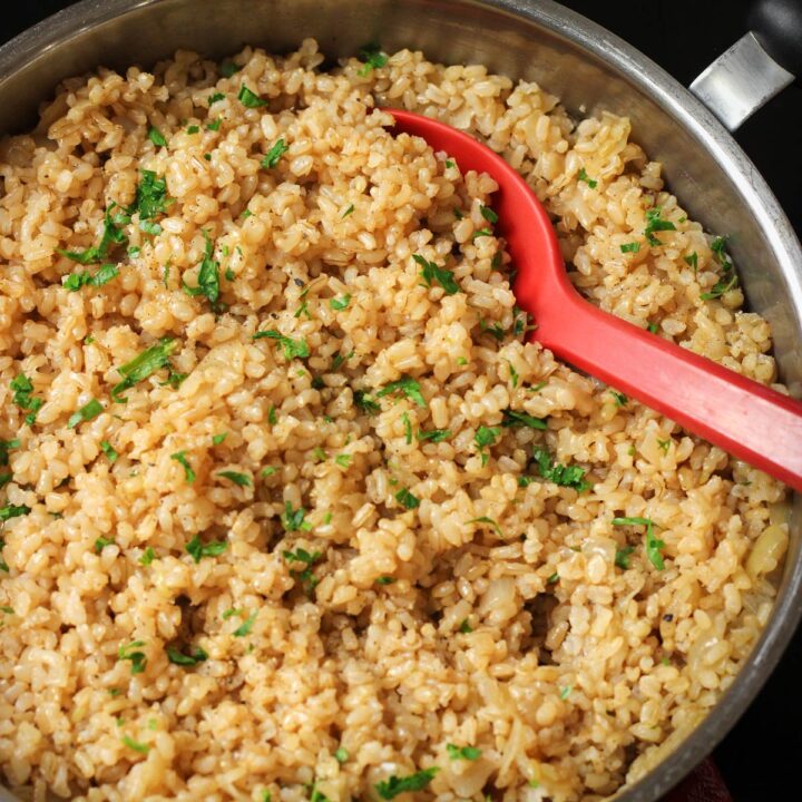 Simple Brown Rice Pilaf Recipe - Good Cheap Eats