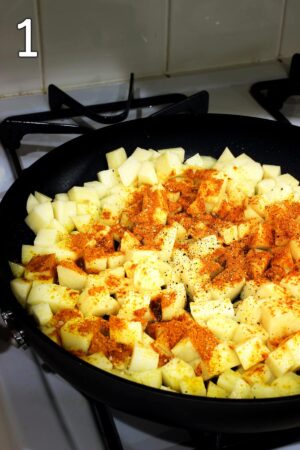 The BEST Curried Potatoes Recipe (Just 5 Ingredients!)