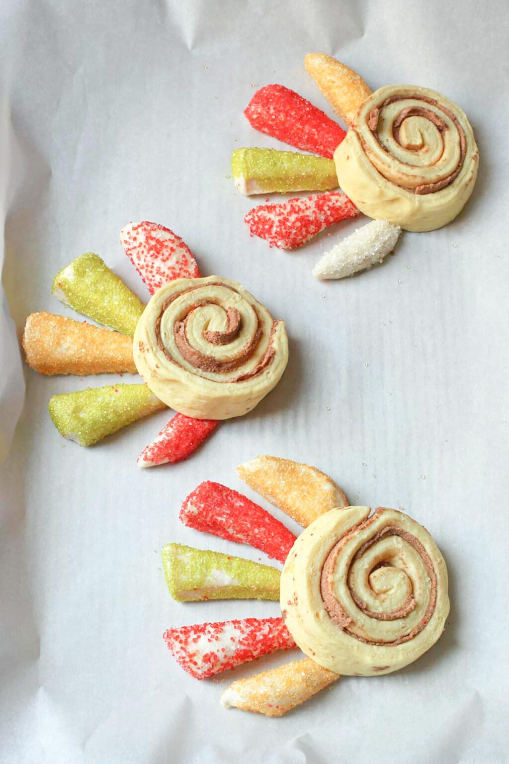 Cinnamon Roll Turkeys (No Bacon) - Good Cheap Eats Thanksgiving Recipes