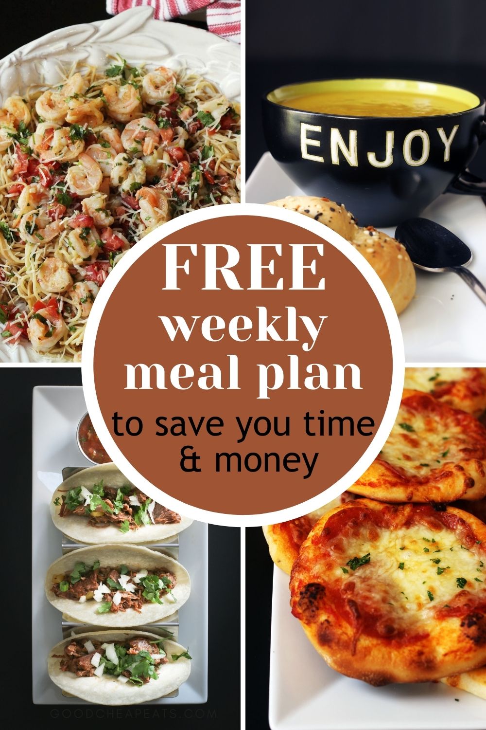 FREE Weekly Meal Plan to Print & Cook - Good Cheap Eats