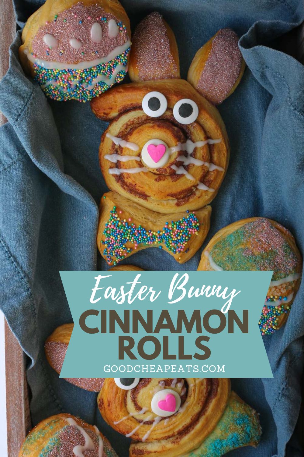 Easter Bunny Cinnamon Rolls - Good Cheap Eats